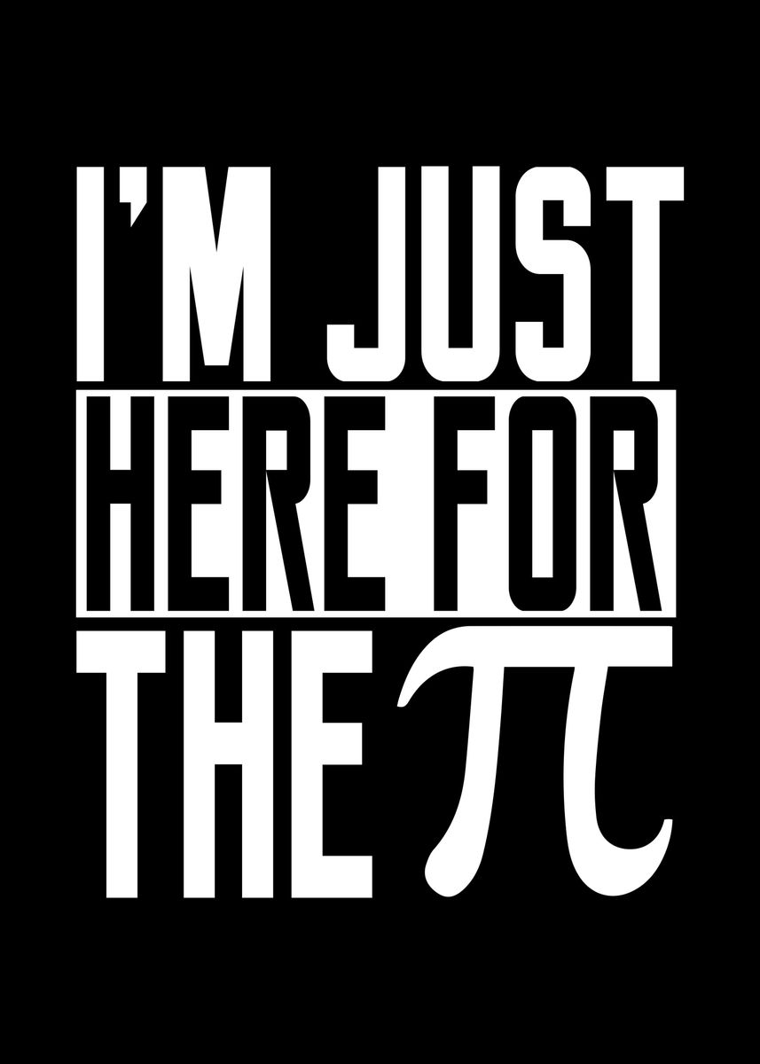 'Pi Day Pi Math' Poster by Mealla | Displate