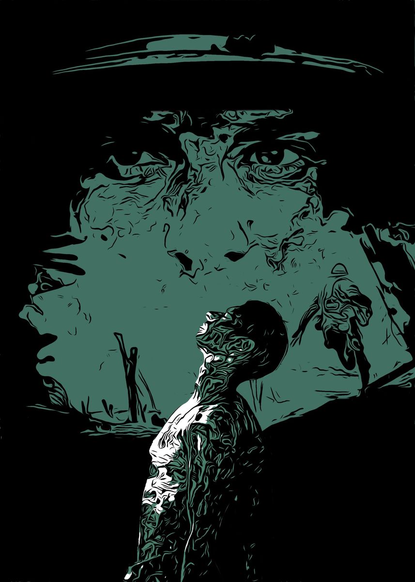 'HACKSAW RIDGE DESMOND DOSS' Poster, picture, metal print, paint by ...