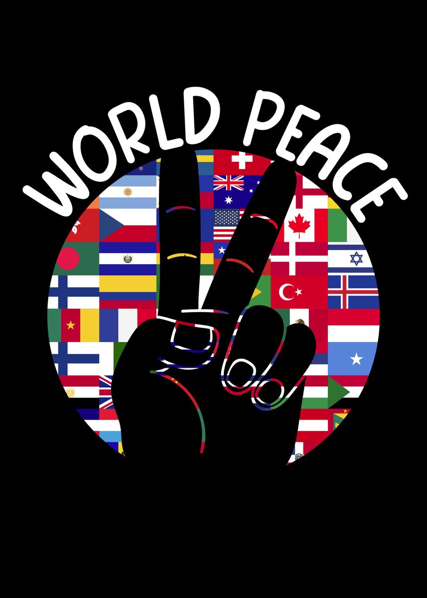 'World Peace' Poster by NAO | Displate