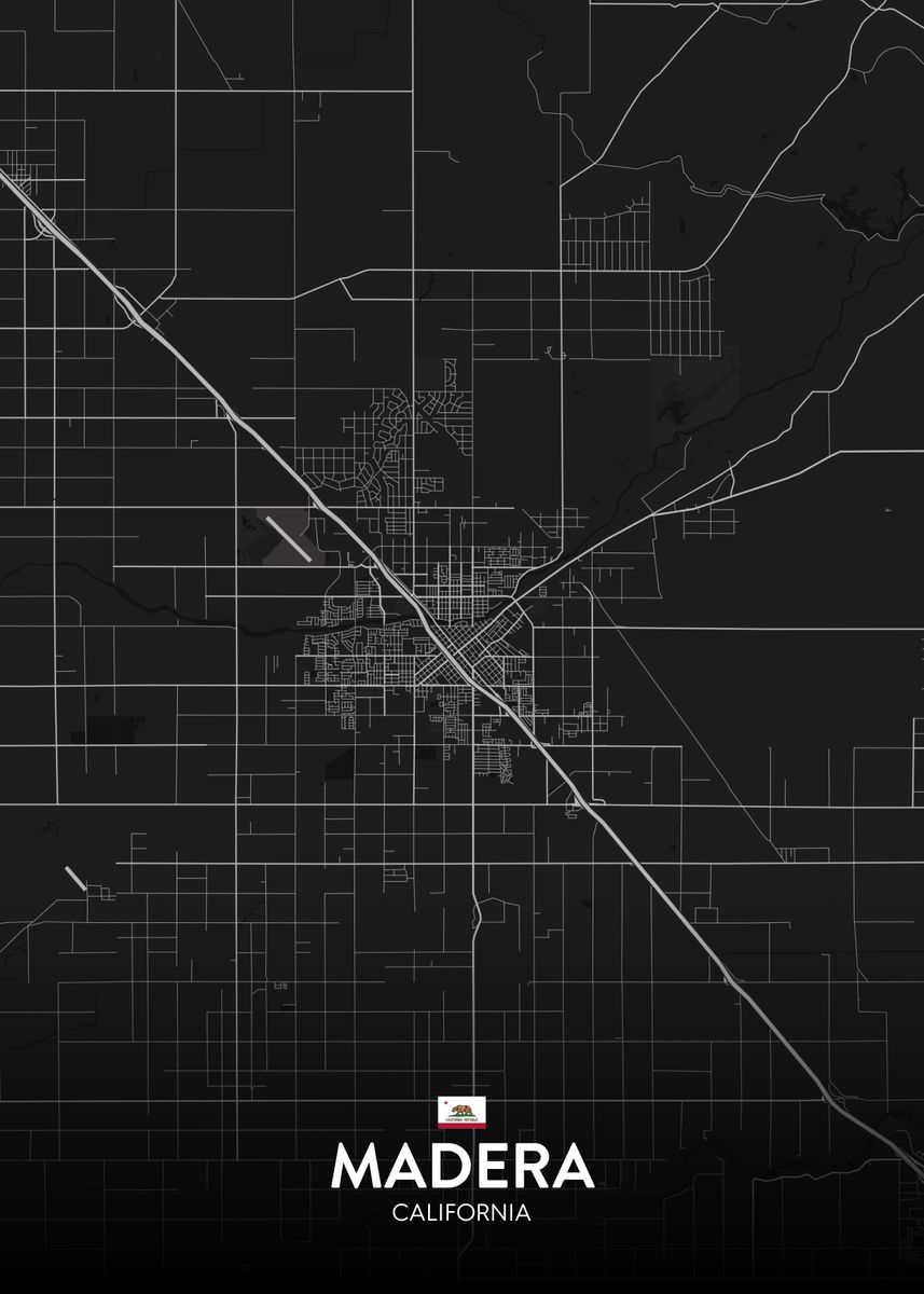 'Madera CA' Poster by IMR Designs | Displate