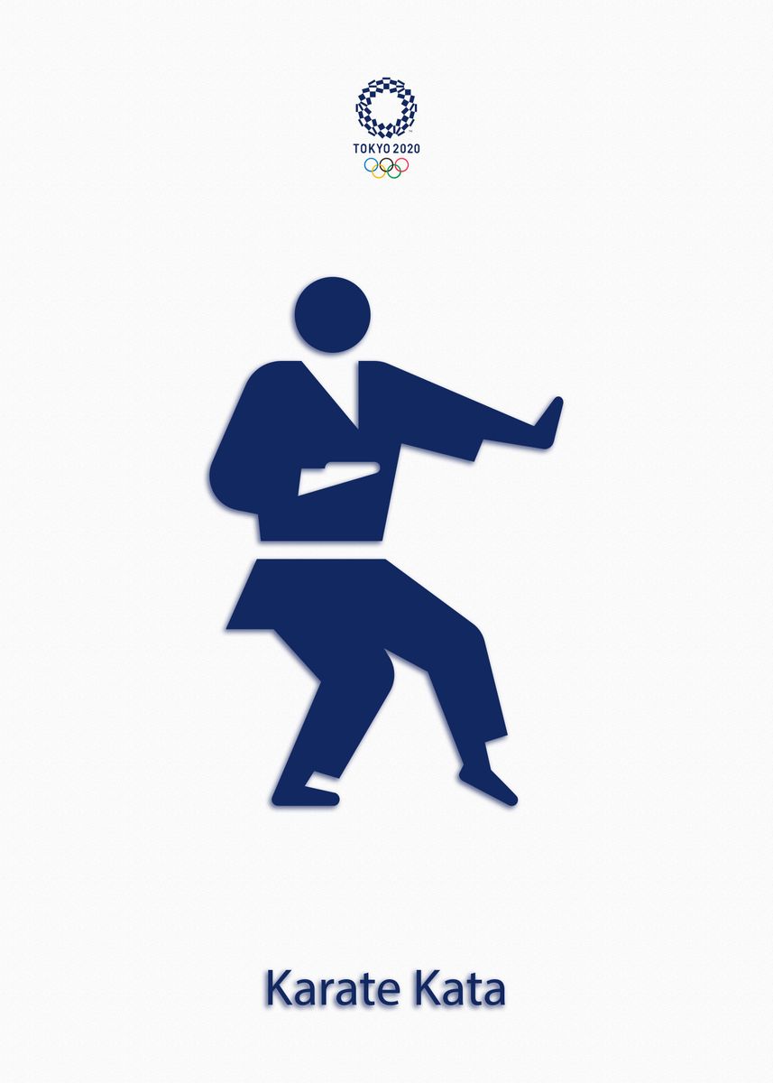 'Karate Kata' Poster, picture, metal print, paint by Reflection Quotes ...