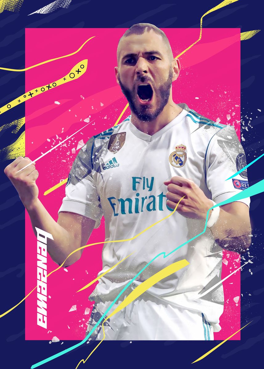 'Benzema' Poster by Basues | Displate