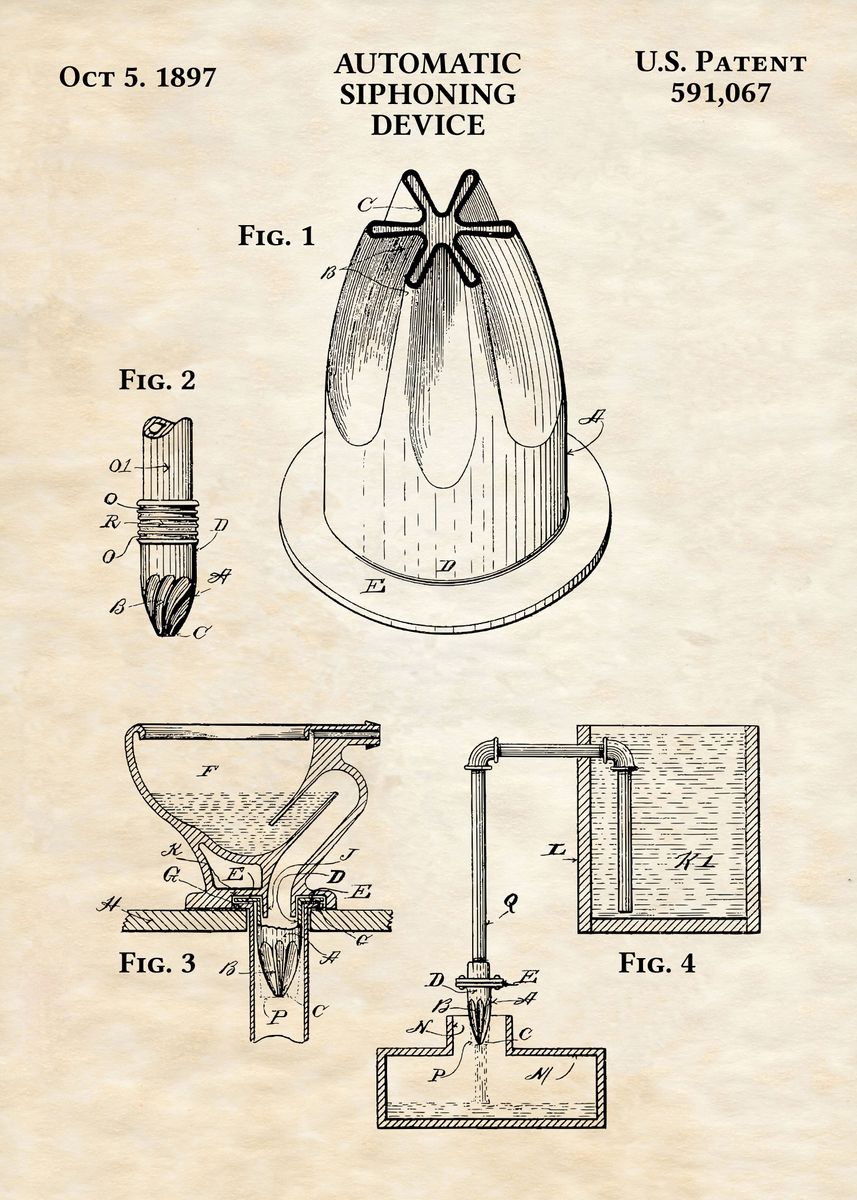 'AUTOMATIC SIPHON VINTAGE' Poster by Atomic Chinook | Displate