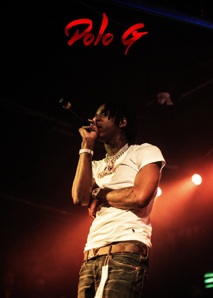 'Polo G Rapper' Poster, picture, metal print, paint by Luna Studio ...