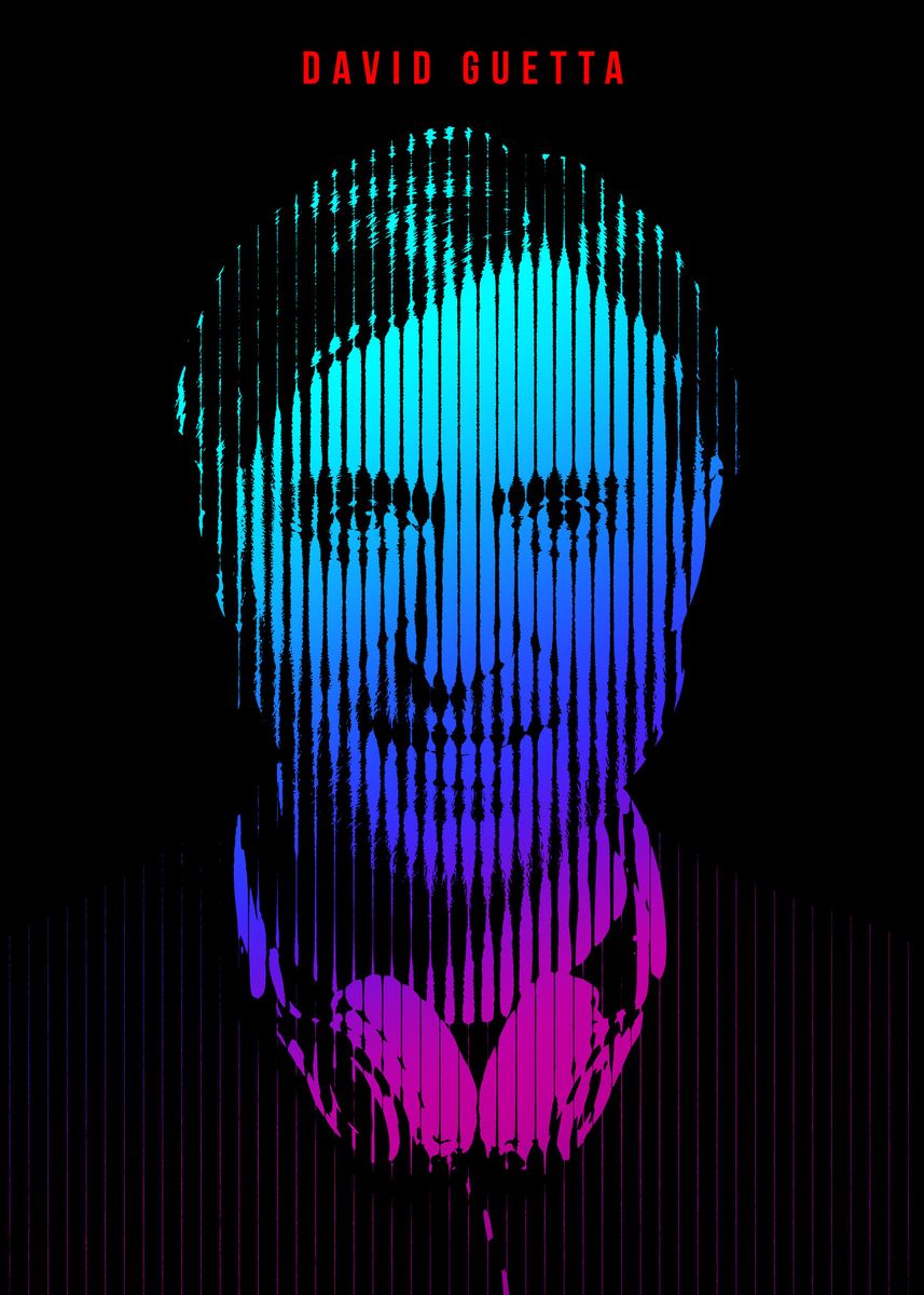 'david guetta' Poster by Bestselling Music Posters | Displate