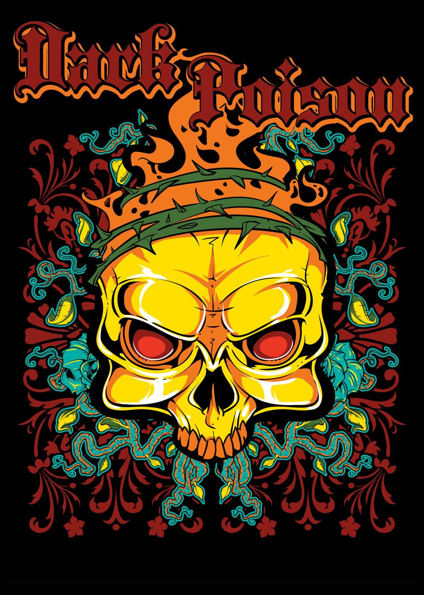 'Dark Poison' Poster, picture, metal print, paint by PhamVan Hoa | Displate
