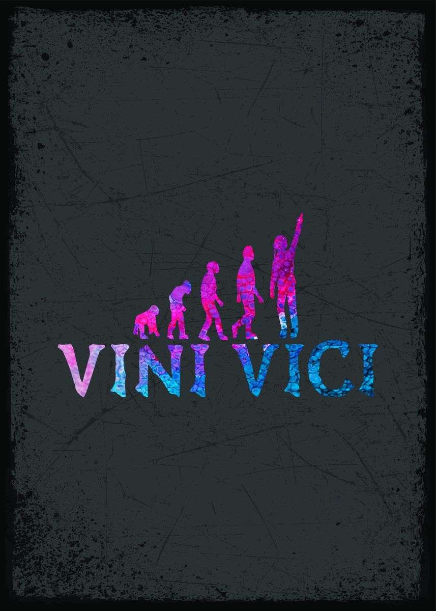 'vini vici' Poster by Trending Displate Posters | Displate
