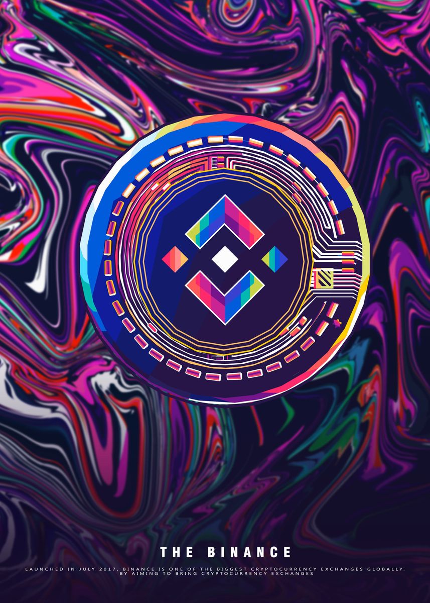 'The Binance' Poster, picture, metal print, paint by Aliigal Artwork ...