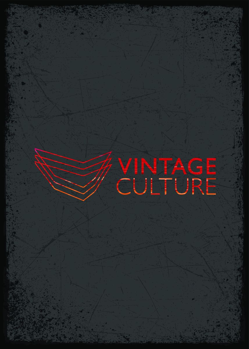 'vintage culture' Poster, picture, metal print, paint by Limited ...