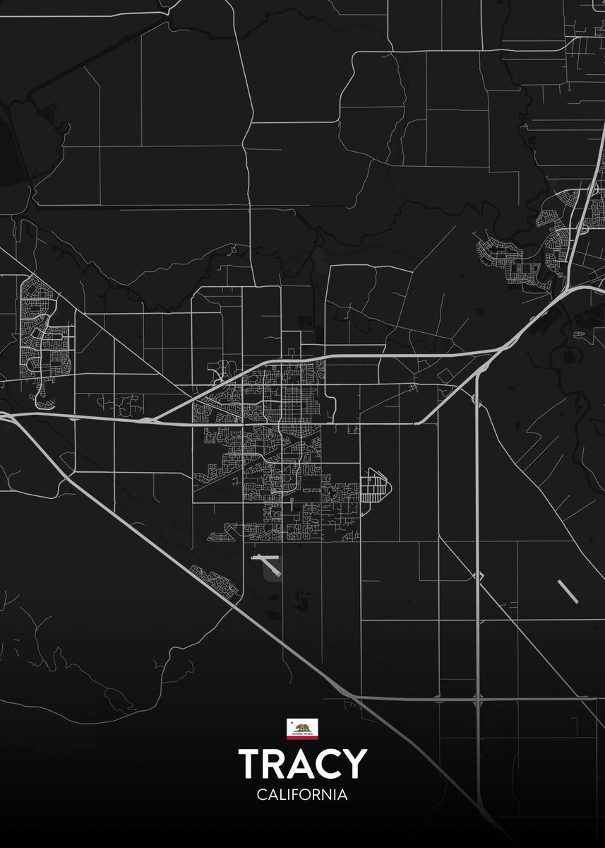 'Tracy CA' Poster by IMR Designs | Displate