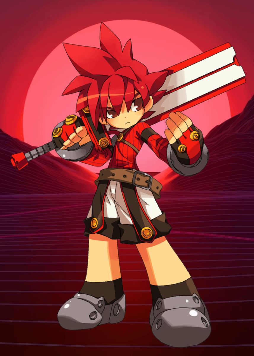 'Elsword' Poster, picture, metal print, paint by Hero Art | Displate