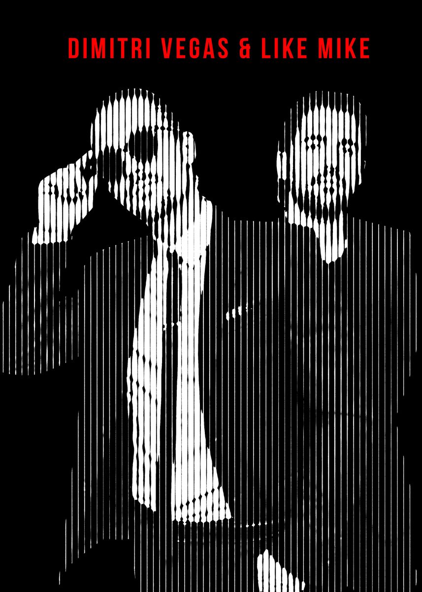 'dimitri vegas like mike' Poster by Bestselling Music Posters | Displate
