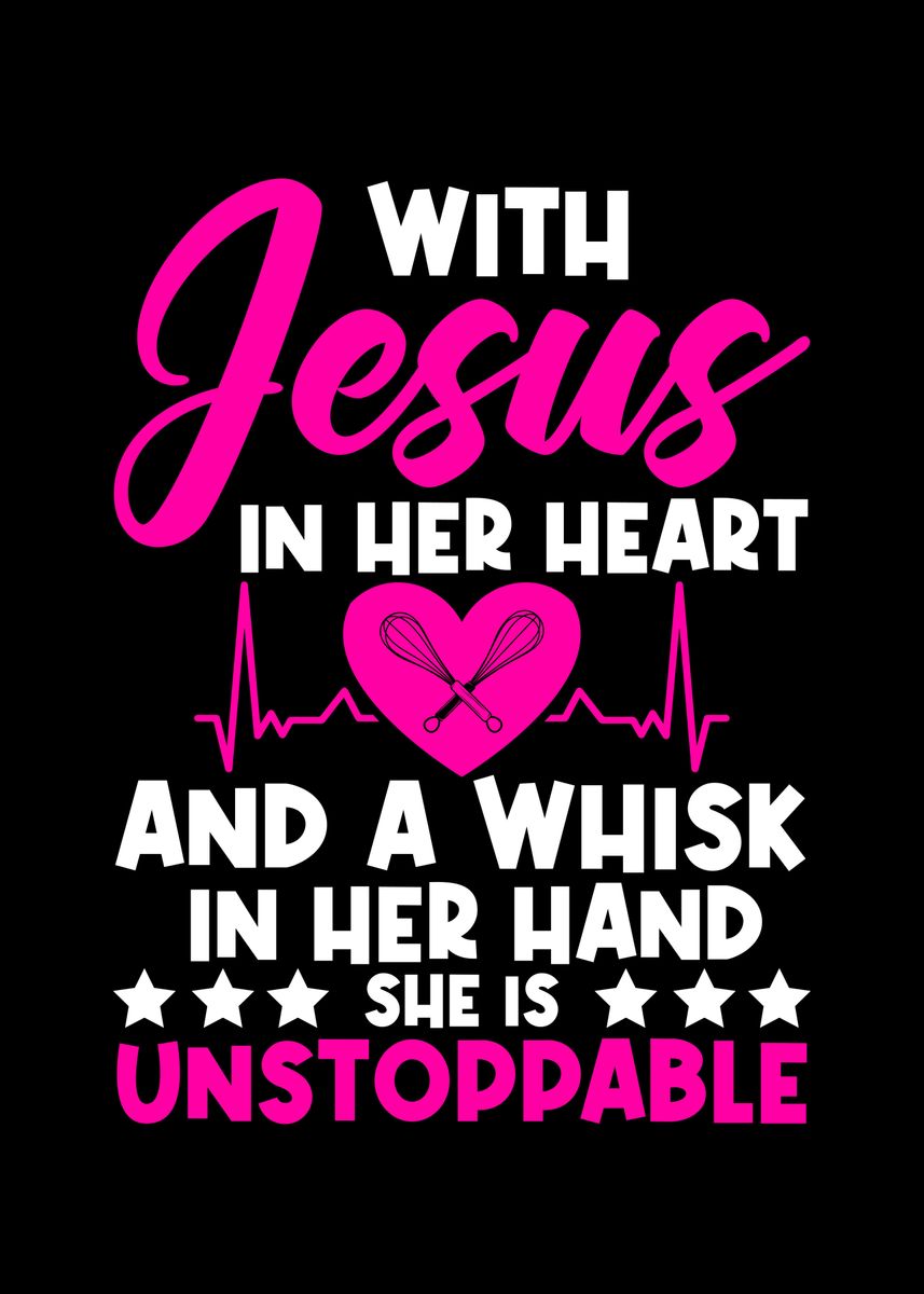 'She Is Unstoppable' Poster, picture, metal print, paint by Monster ...