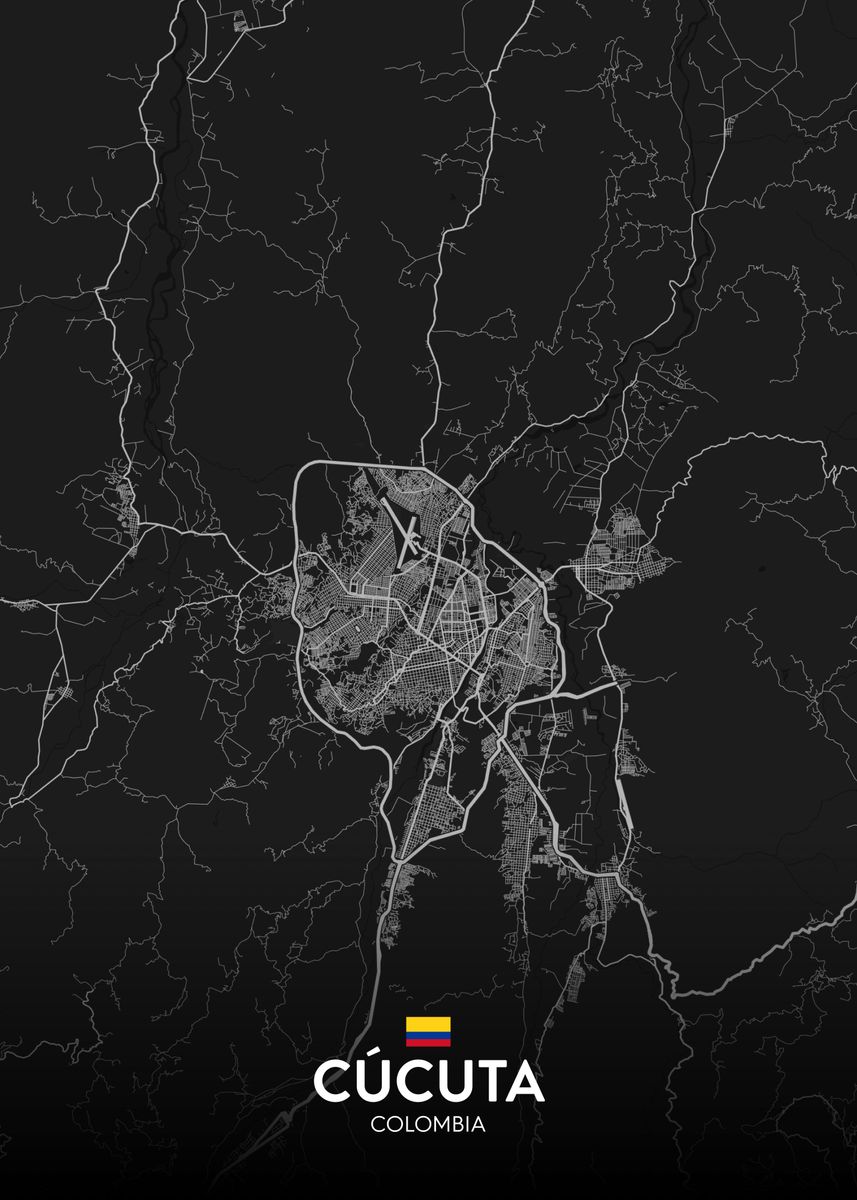 'Cucuta CO' Poster, picture, metal print, paint by IMR Designs | Displate