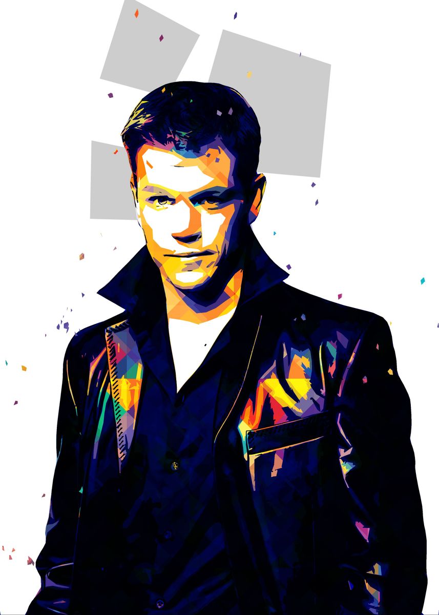 'Matt Damon' Poster, picture, metal print, paint by HildaWarren Studio ...
