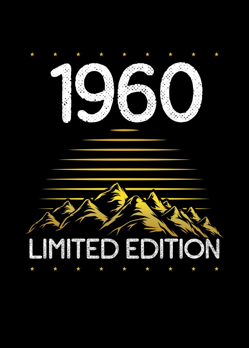 'Limited birthday mountain' Poster by BeMi | Displate