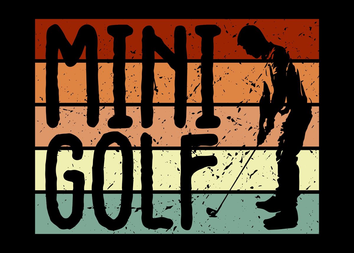 'Mini Golf Cart Minigolf' Poster by DesignatedDesigner | Displate