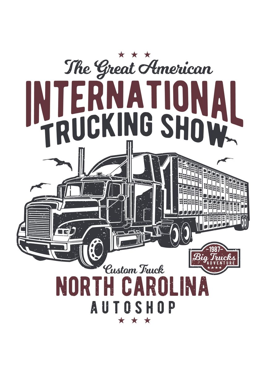 'Big Truck' Poster by thetshirtshop2020 | Displate