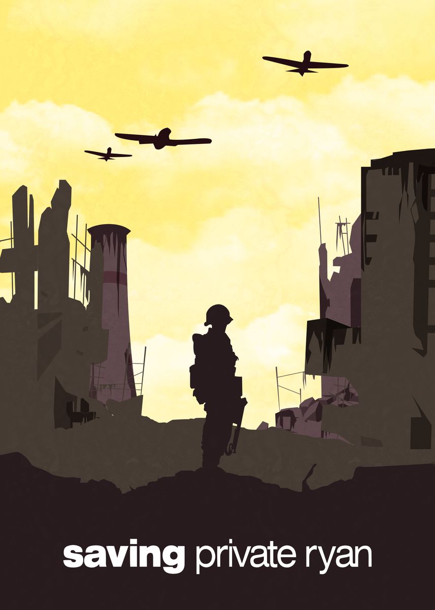 'Saving Private Ryan' Poster, picture, metal print, paint by Kurizura ...
