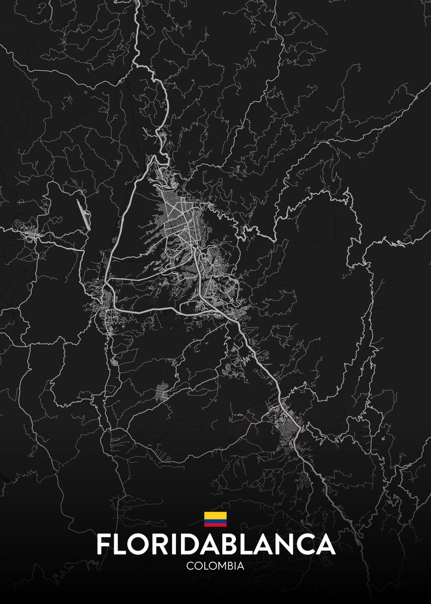 'Floridablanca CO' Poster, picture, metal print, paint by IMR Designs ...