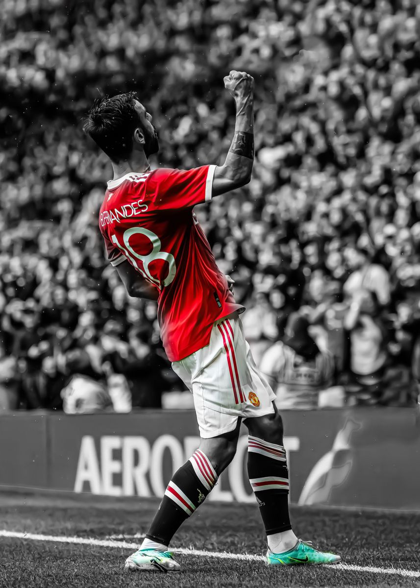 'bruno fernandes' Poster, picture, metal print, paint by DUKE STUDIO ...