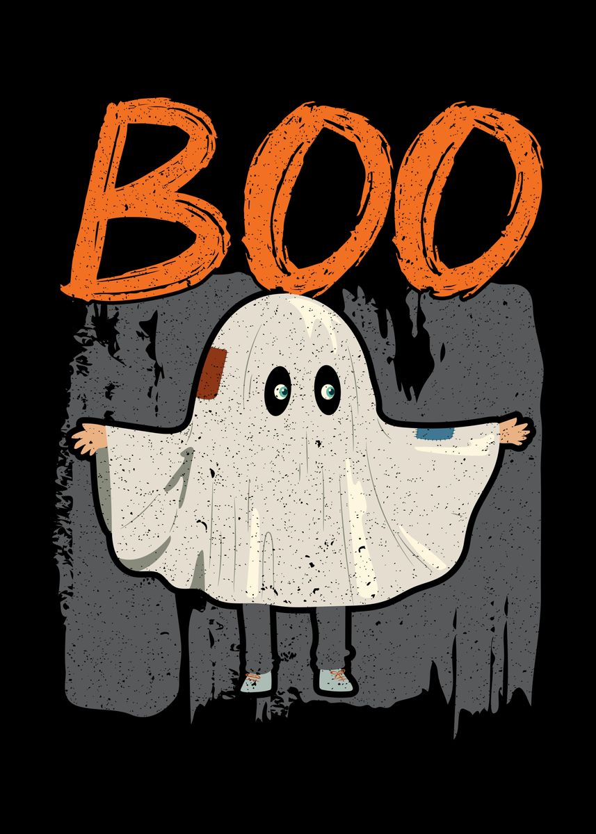 'Cute Halloween Season Boo' Poster by NAO | Displate