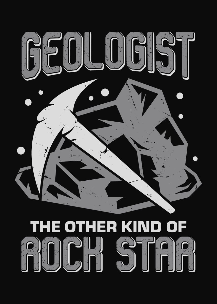 'Geologist Geology Design' Poster by Marcel Doll | Displate