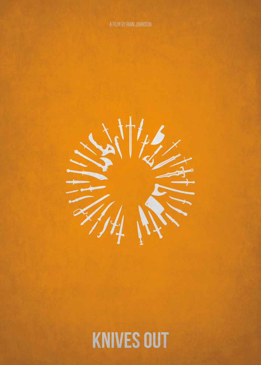 '049 Knives out' Poster by MauriTz Design | Displate