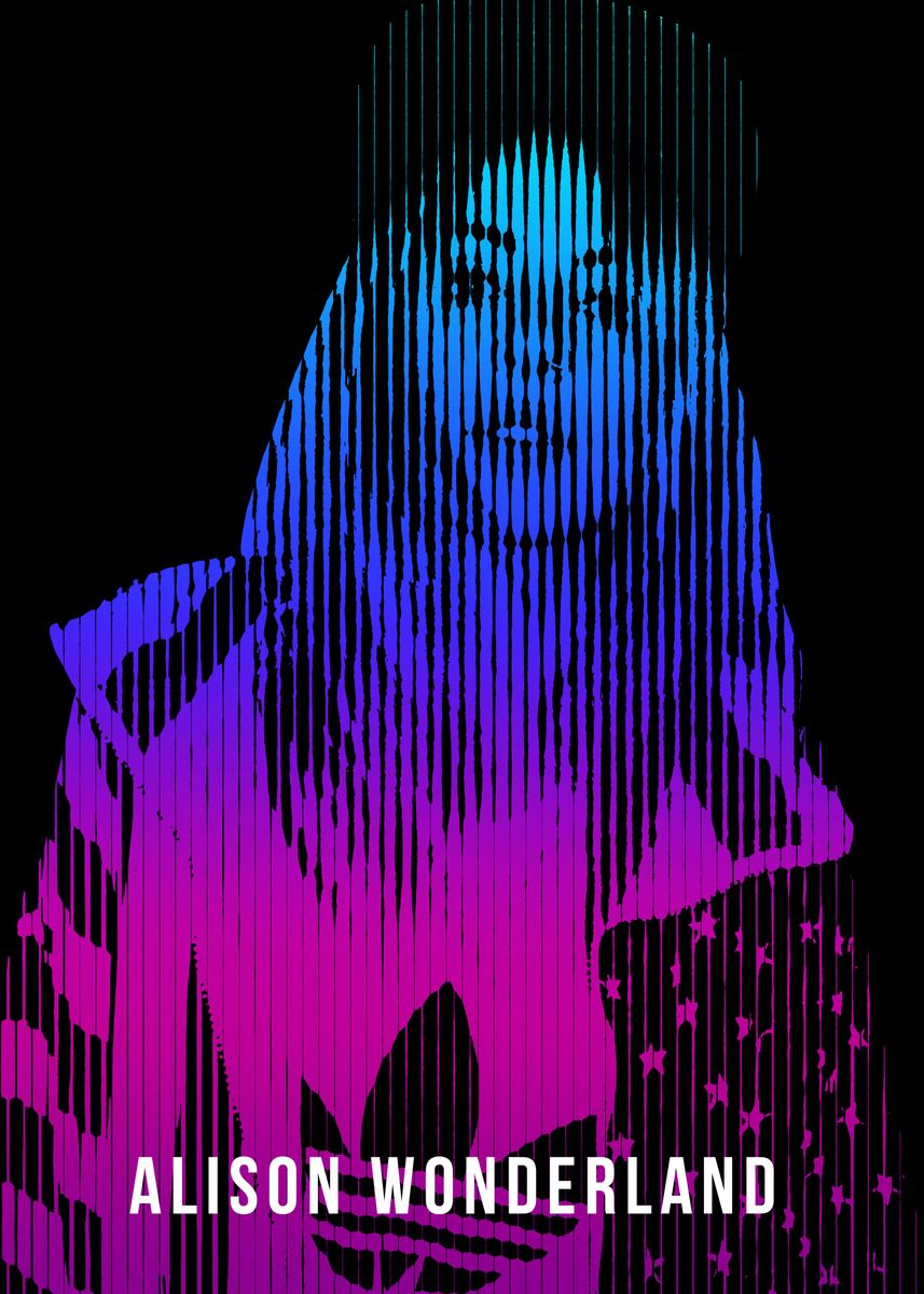 'alison wonderland' Poster, picture, metal print, paint by Bestselling ...