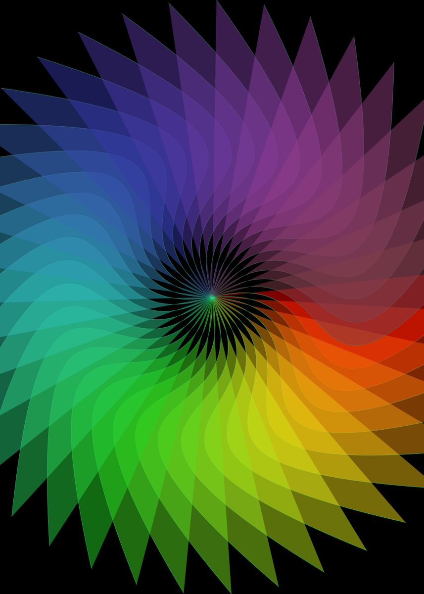 'Spirals 01' Poster by Marcelo Antunes | Displate