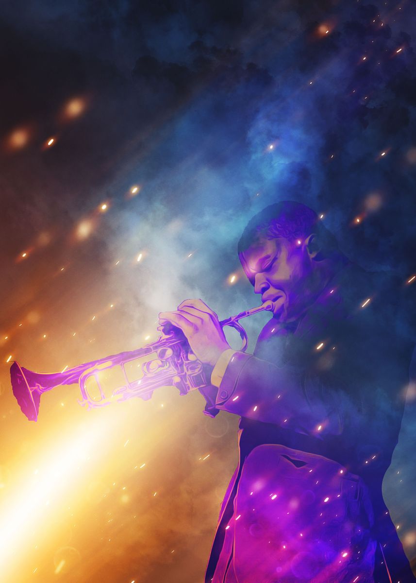 'Trumpet' Poster by Petra Rommelfanger | Displate