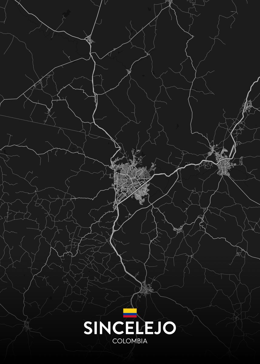 'Sincelejo CO' Poster by IMR Designs | Displate