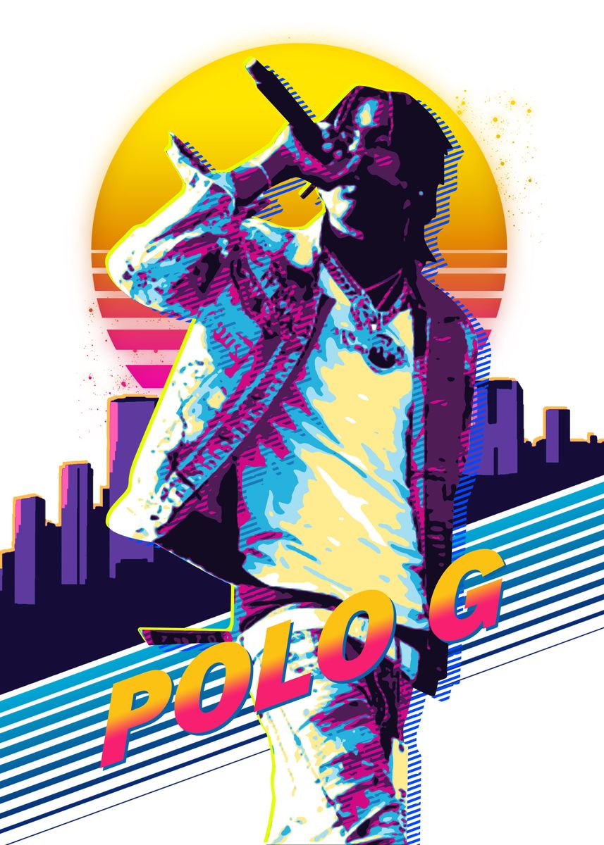 'polo rap' Poster, picture, metal print, paint by Most Popular Cult ...