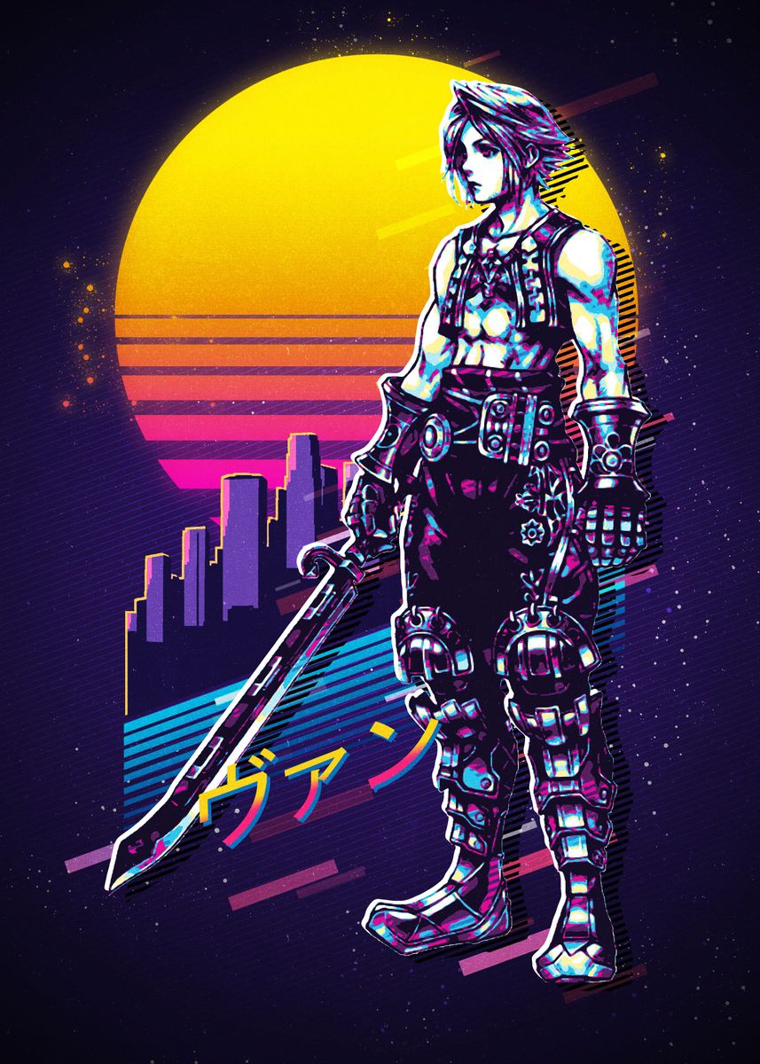 'FF XII 12 Vaan' Poster, picture, metal print, paint by Ze Wiss | Displate