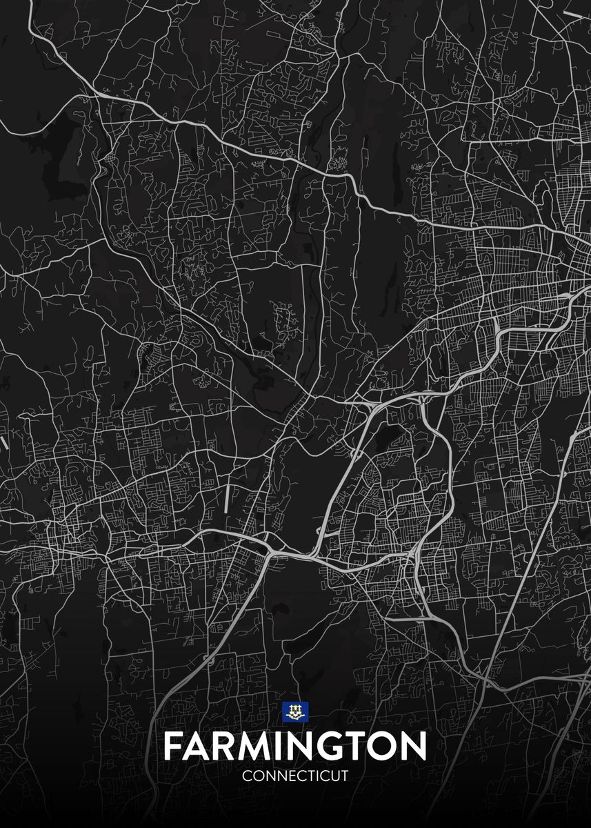 'Farmington CT' Poster by IMR Designs | Displate