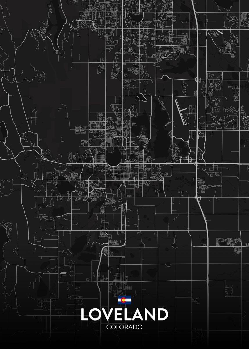 'Loveland CO' Poster by IMR Designs | Displate