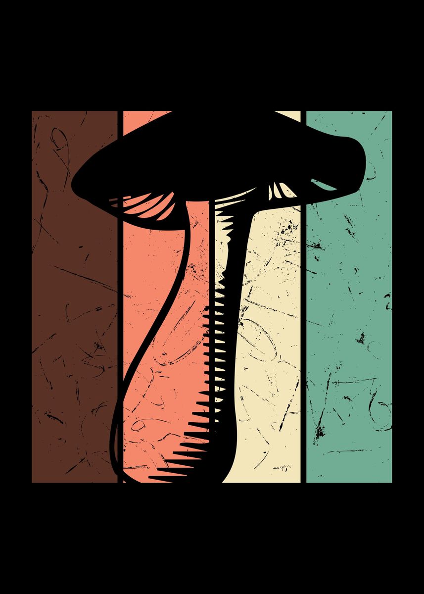 'Shrooming Mushroom Shroom' Poster, picture, metal print, paint by ...