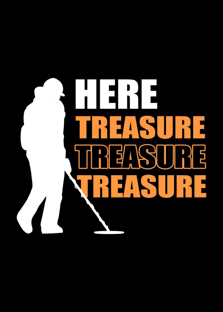 'Treasure Hunting' Poster by FunnyGifts | Displate