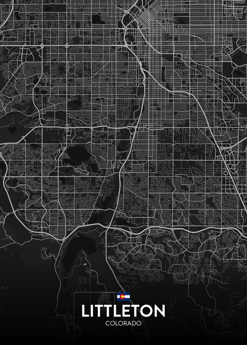 'Littleton CO' Poster, picture, metal print, paint by IMR Designs ...