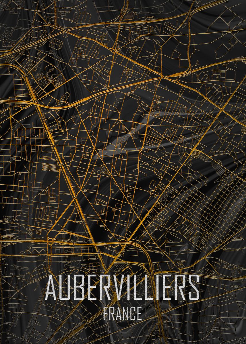 'Aubervilliers France' Poster by Coconut Sorbet | Displate