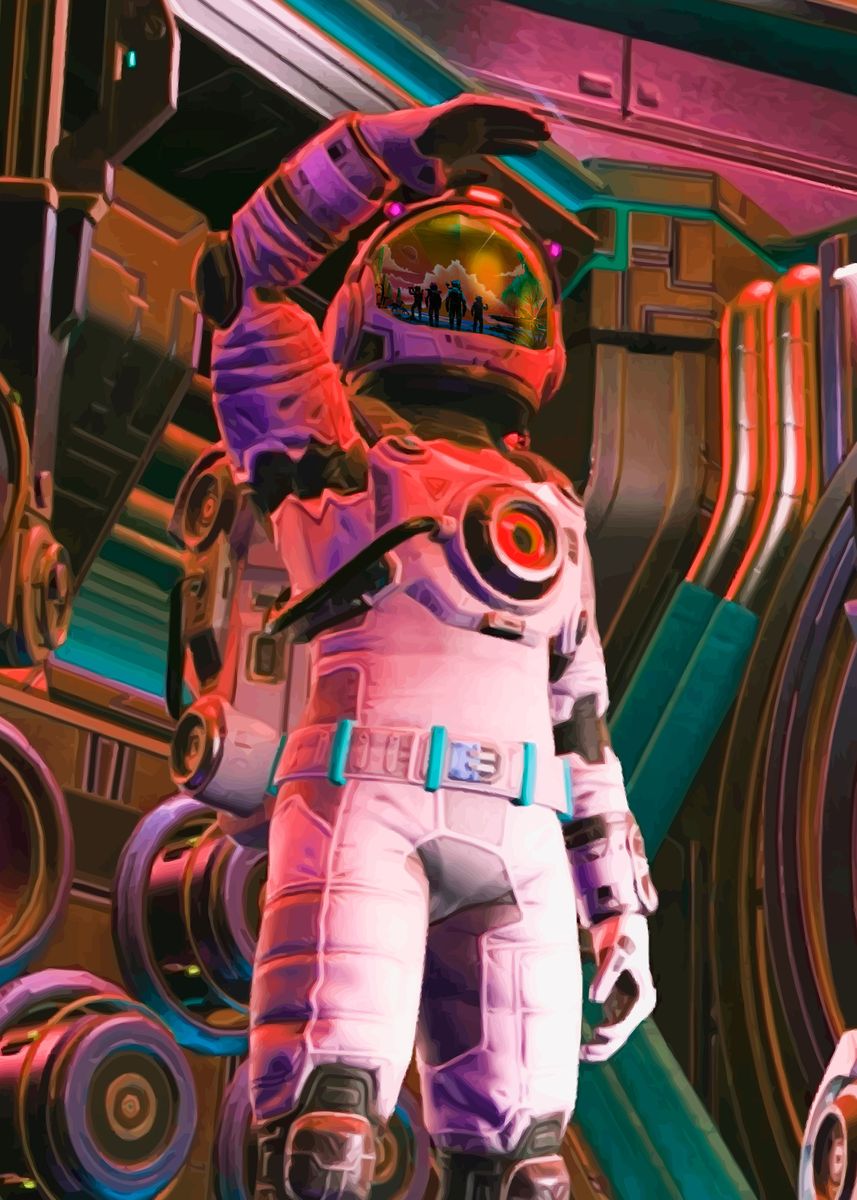 'no mans sky' Poster, picture, metal print, paint by Jhonnie Krueger ...