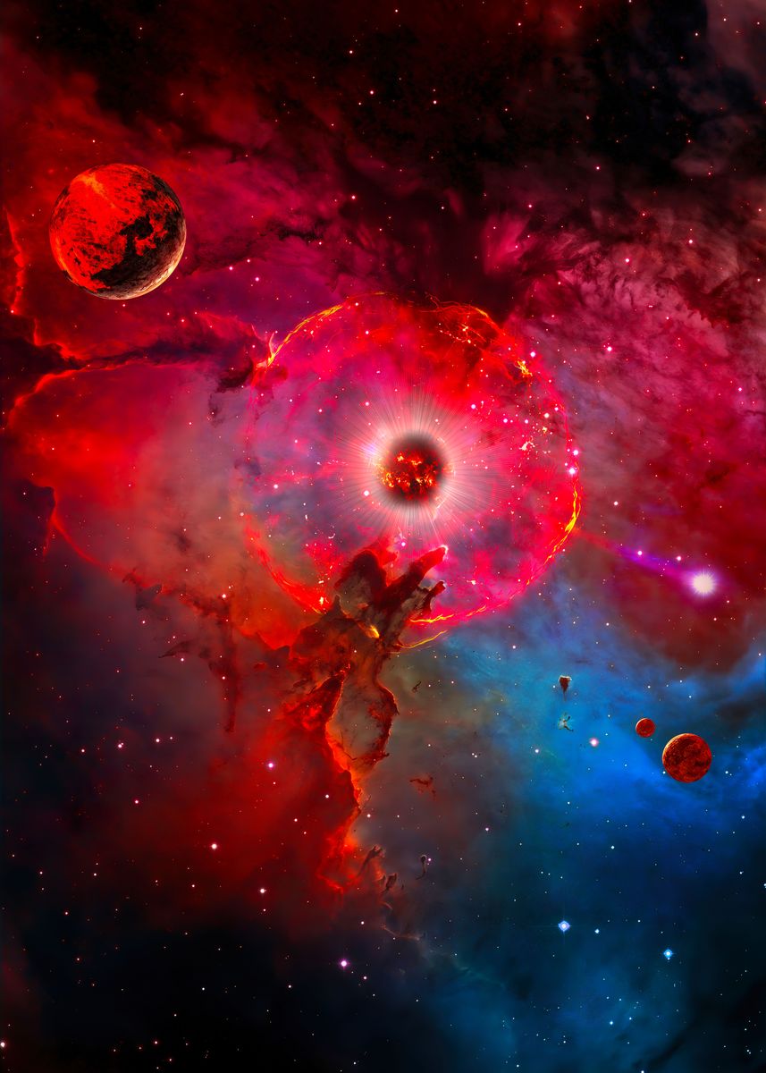 'Supernova' Poster, picture, metal print, paint by Broken Specter 13 ...