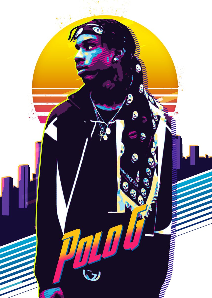 'polo rap' Poster, picture, metal print, paint by Most Popular Cult ...