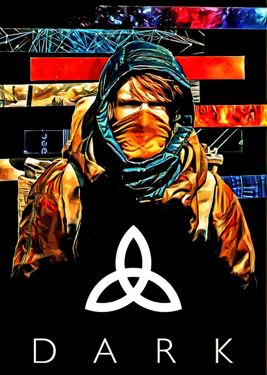 'dark netflix jonas martha' Poster, picture, metal print, paint by ...