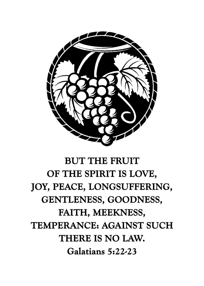 'Galatians 5 22 23' Poster by ABConcepts | Displate