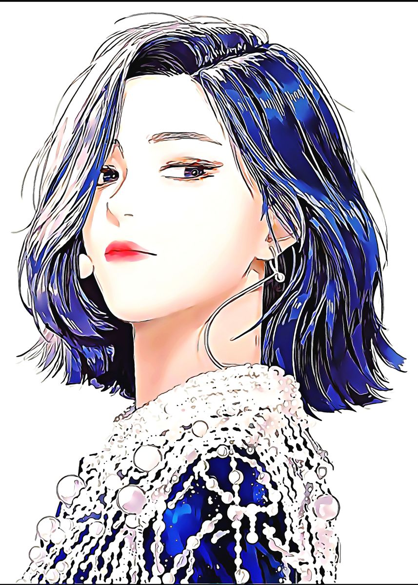 'ryujin itzy' Poster, picture, metal print, paint by LAST LIGHT | Displate