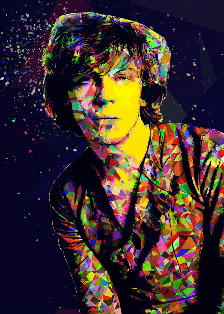 'JULIAN COPE' Poster by CarlosBalistreri Studio | Displate