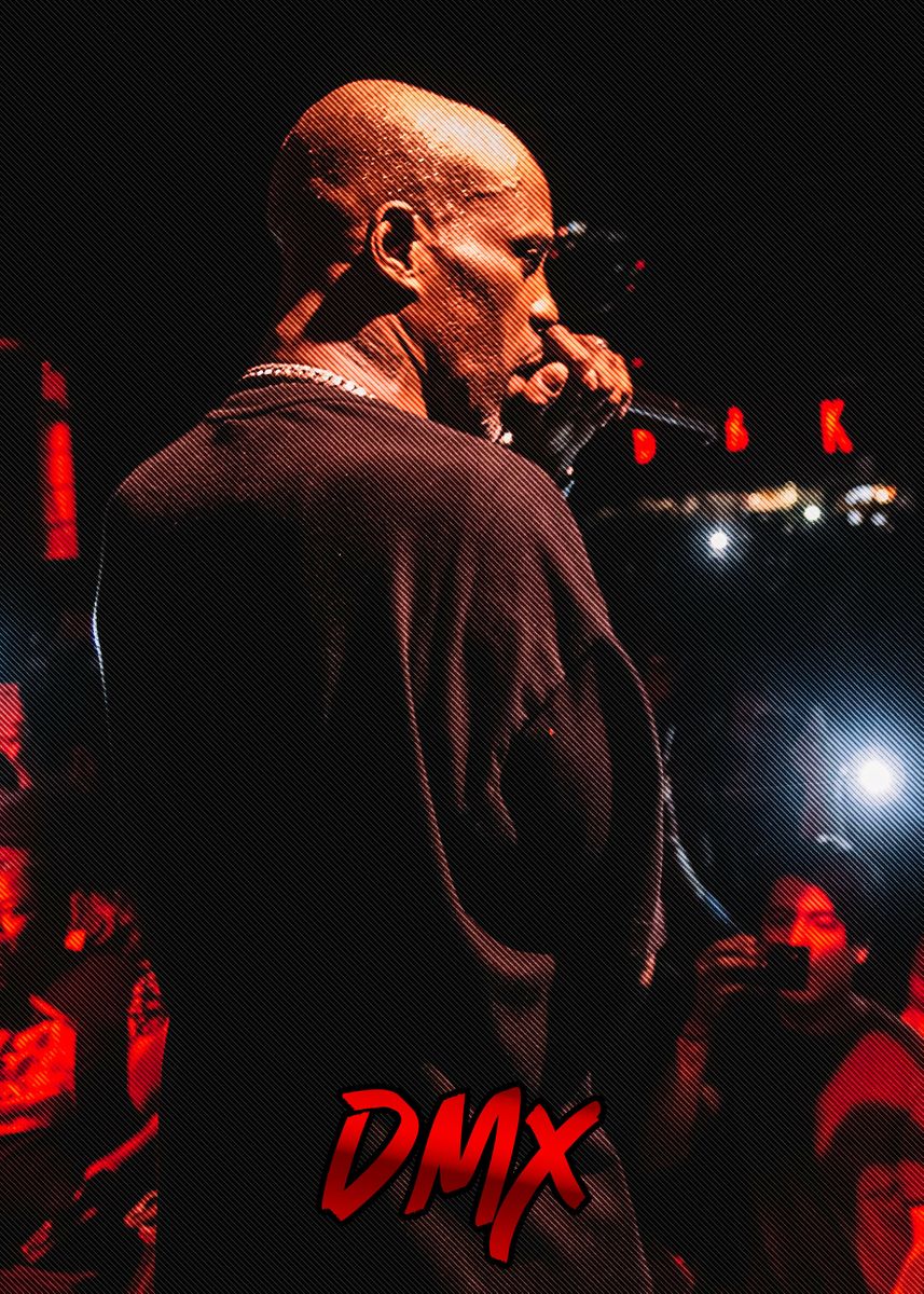 'DMX Rapper' Poster, picture, metal print, paint by jamesstudio | Displate