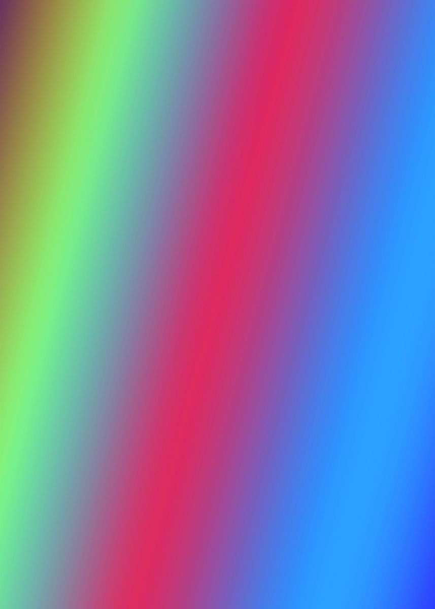 'COLORFUL ABSTRACT RAINBOW ' Poster, picture, metal print, paint by ...