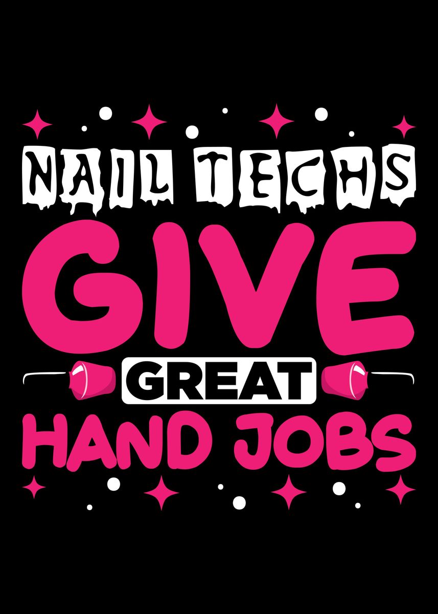 'Nail Tech Polish Design' Poster by Sebastian Wünsche | Displate